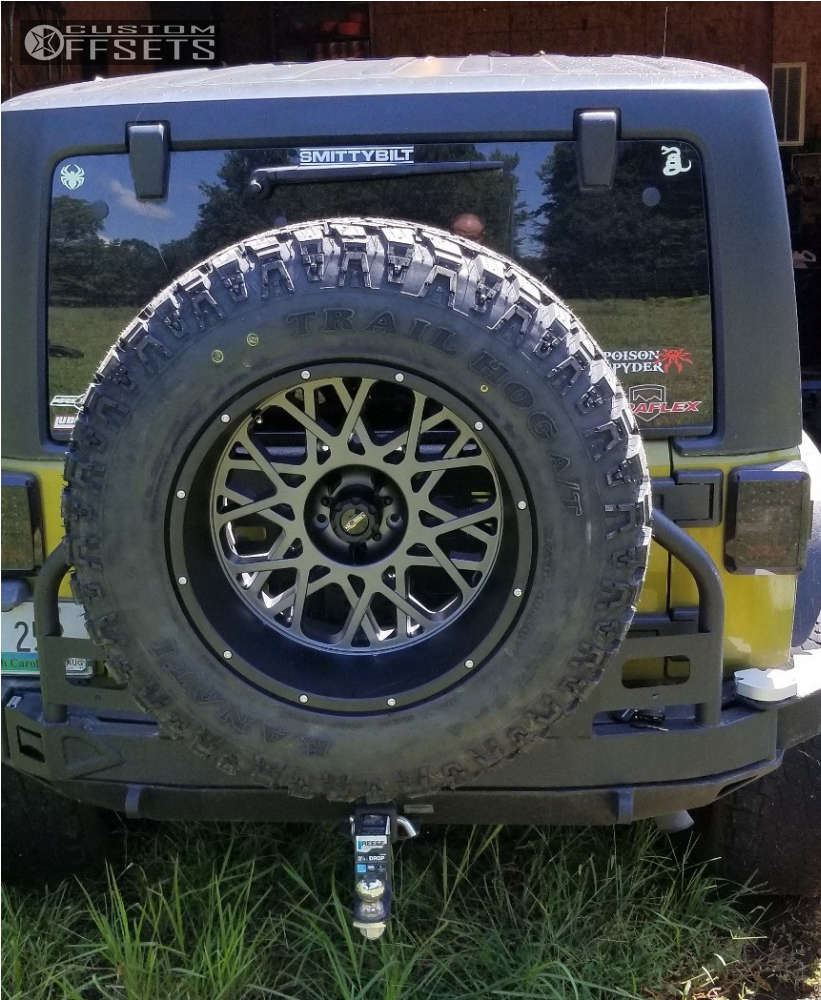 2008 Jeep Wrangler with 20x12 -51 Vision Rocker and 37/12.5R20 Kanati ...