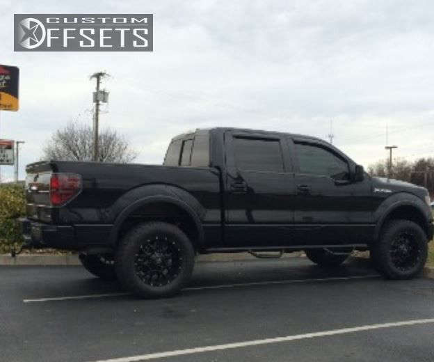 2013 Ford F-150 with 20x9 18 Dropstars 645B and 325/60R20 Nitto Terra ...