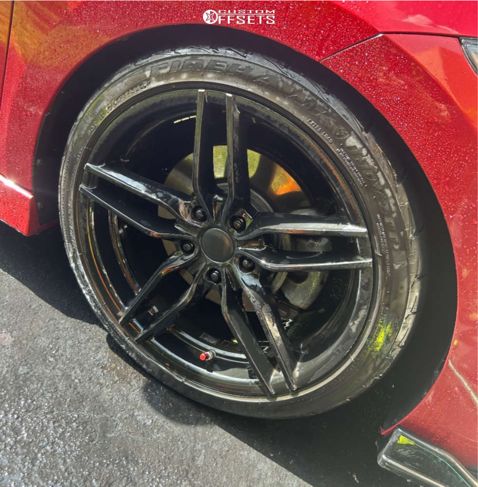 2017 Hyundai Elantra with 18x8 40 Revolution Racing Rr14 and 225/40R18 ...