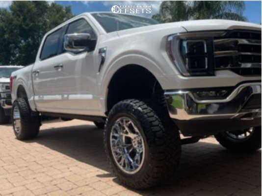 2021 Ford F-150 with 20x12 -44 Hostile Rage and 35/13.5R20 Nitto Ridge ...