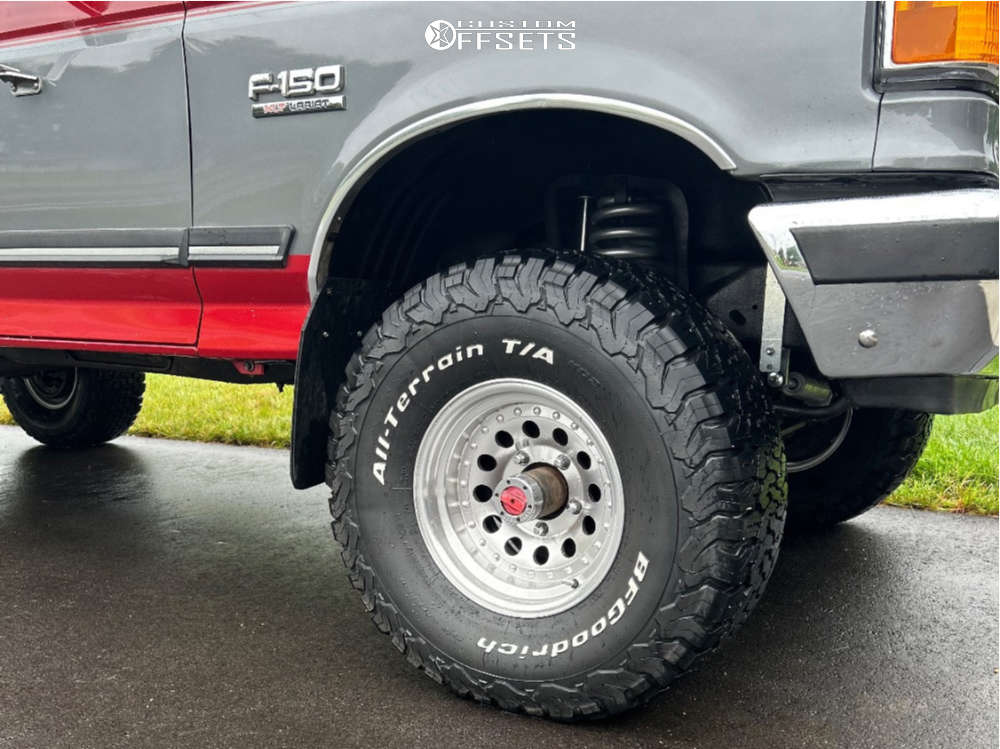 1989 Ford F-150 with 15x8 -19 Alloy Ion Style 71 and 33/12.5R15 ...