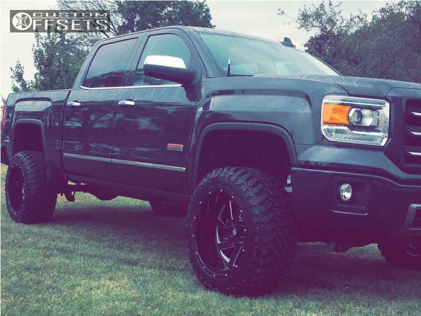 2015 GMC Sierra 1500 with 20x12 -44 Brute Reaper and 33/12.5R20 Atturo ...
