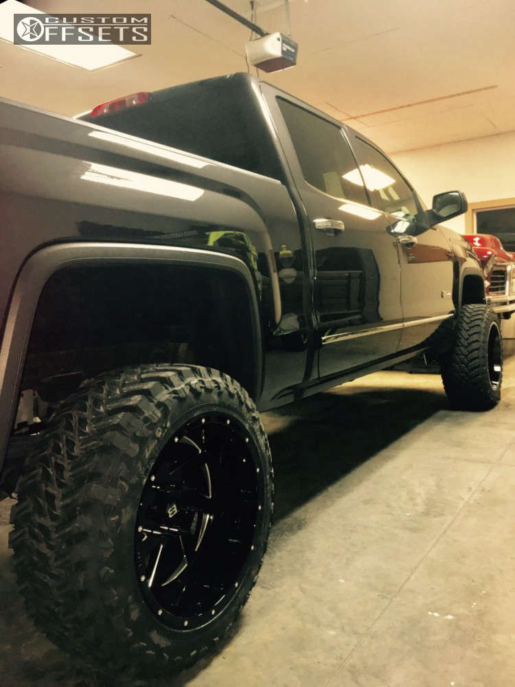 2015 GMC Sierra 1500 with 20x12 -44 Brute Reaper and 33/12.5R20 Atturo ...