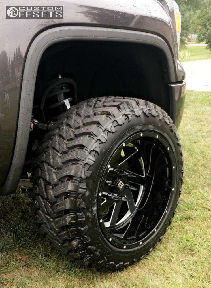 2015 GMC Sierra 1500 with 20x12 -44 Brute Reaper and 33/12.5R20 Atturo ...