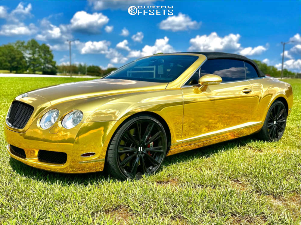 2007 Bentley Continental with 22x9 32 Asanti Black Abl-30 and 265/30R22 Lexani Lx-twenty and ...