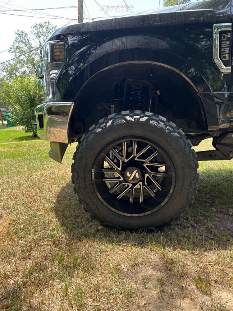 2018 Ford F-250 Super Duty with 22x12 -51 ARKON OFF-ROAD Mandela and 37 ...