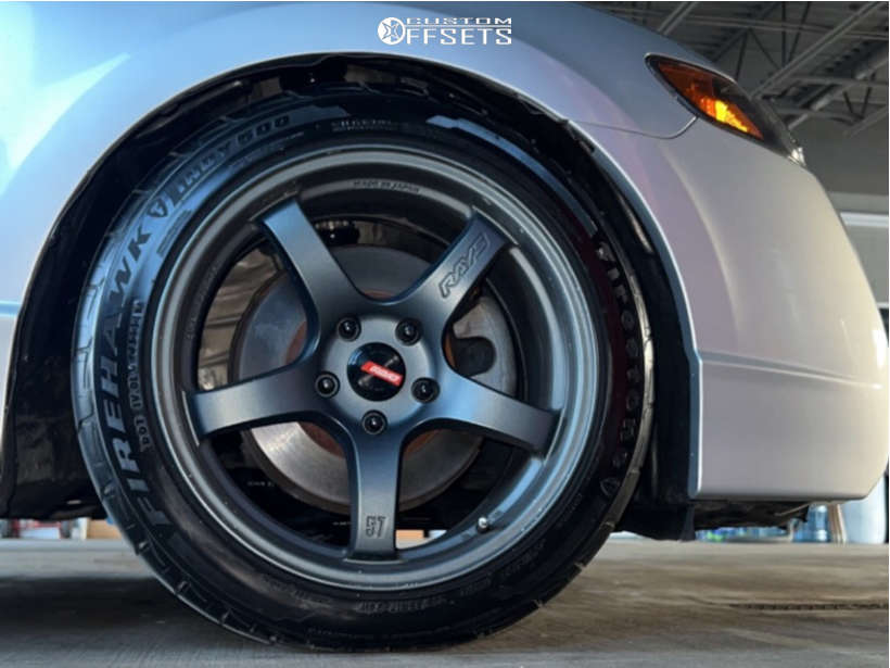 2010 Honda Civic with 17x9 38 Gram Lights 57cr and 235/45R17 Firestone ...