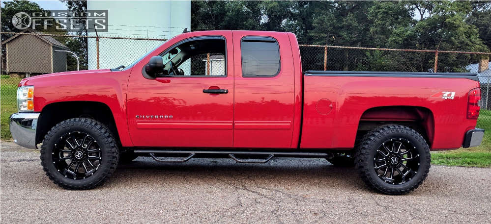2012 Chevrolet Silverado 1500 with 20x10 -19 Hostile Gauntlet and 305 ...