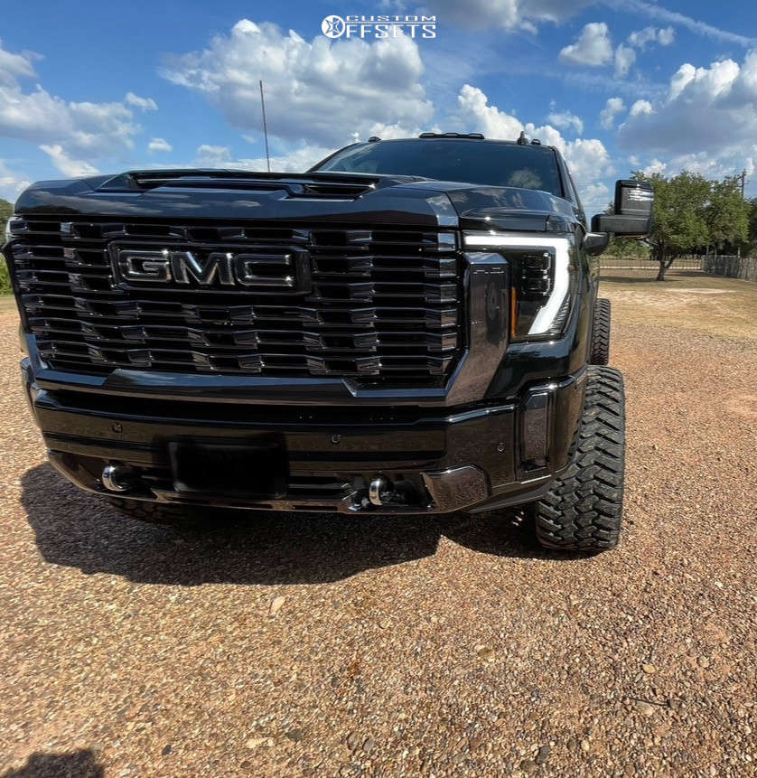 2024 GMC Sierra 2500 HD with 24x14 -81 ARKON OFF-ROAD Roosevelt and 375 ...