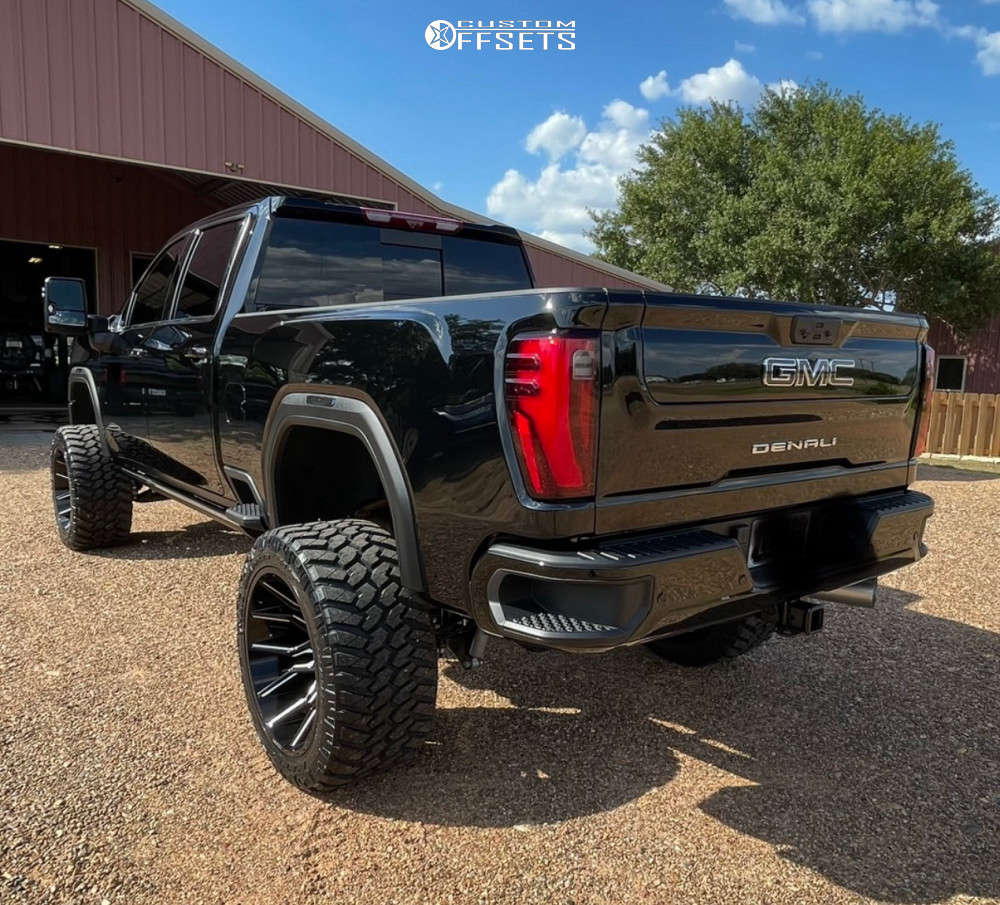 2024 GMC Sierra 2500 HD with 24x14 -81 ARKON OFF-ROAD Roosevelt and 375 ...