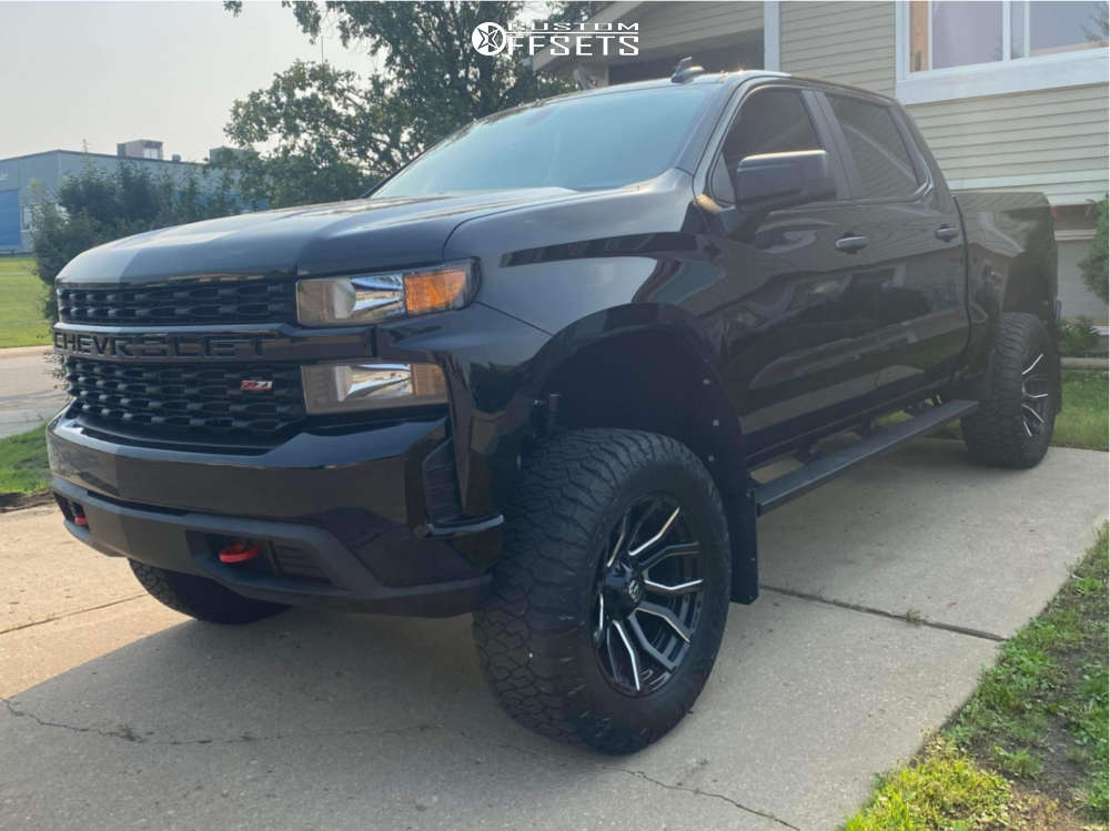 2020 Chevrolet Silverado 1500 with 20x10 -18 Fuel Rage and 35/12.5R20 ...