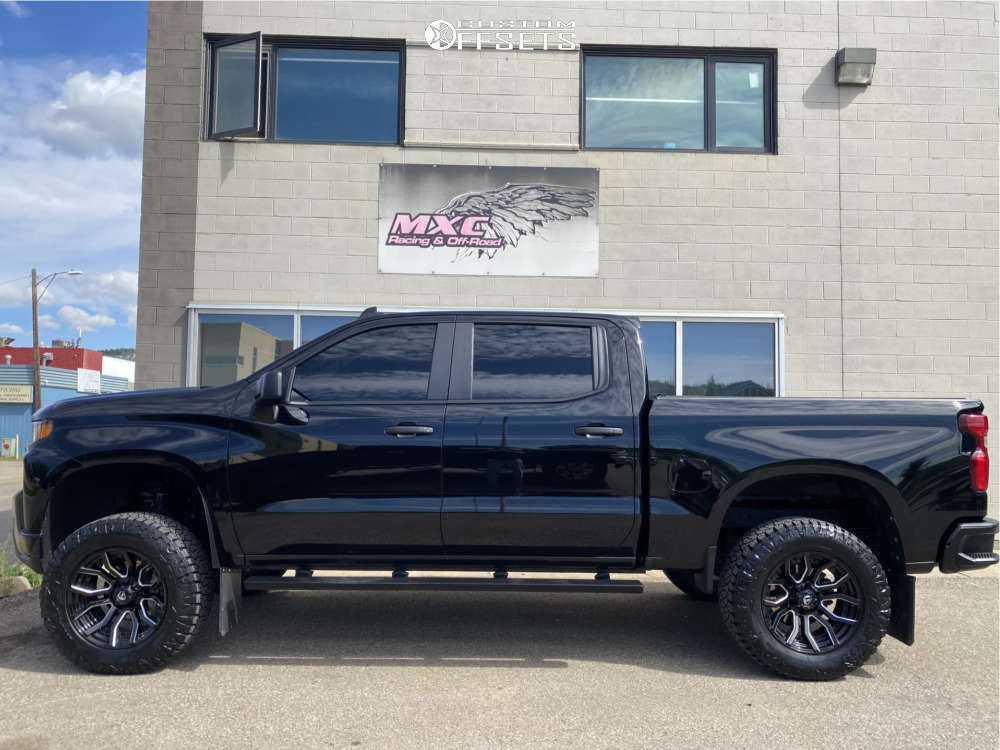 2020 Chevrolet Silverado 1500 with 20x10 -18 Fuel Rage and 35/12.5R20 ...
