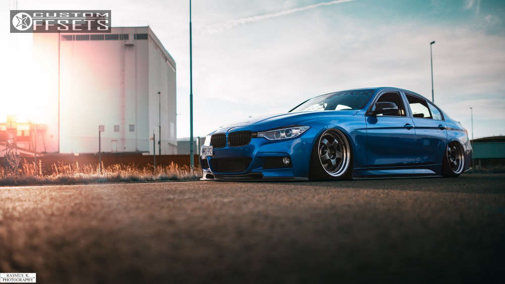 2013 BMW 335i XDrive with 19x9.5 20 Varrstoen Es6 and 225/35R19 ...