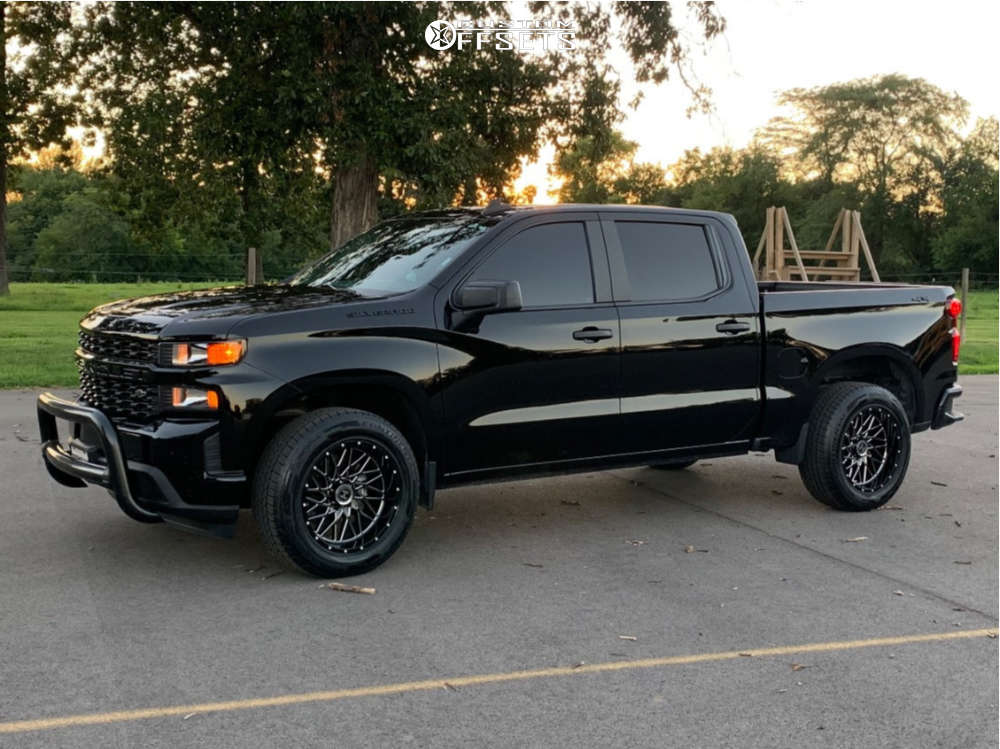 2021 Chevrolet Silverado 1500 with 20x10 -19 Hardcore Offroad Hc22 and ...