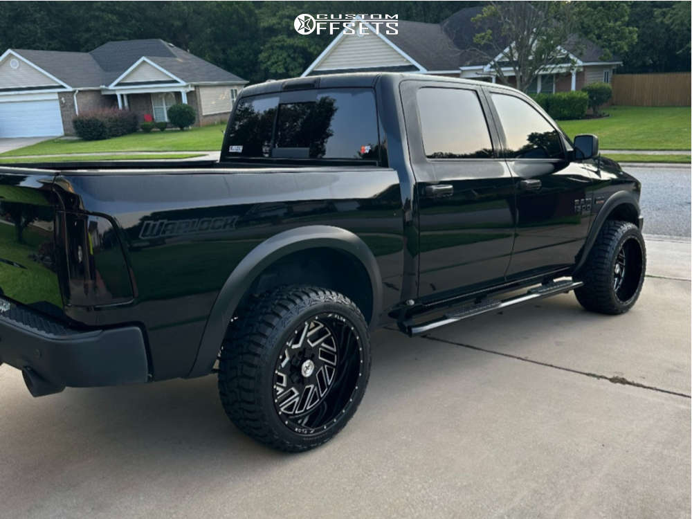2020 Ram 1500 Classic with 22x12 -44 XF Flow Xfx-304 and 33/12.5R22 ...