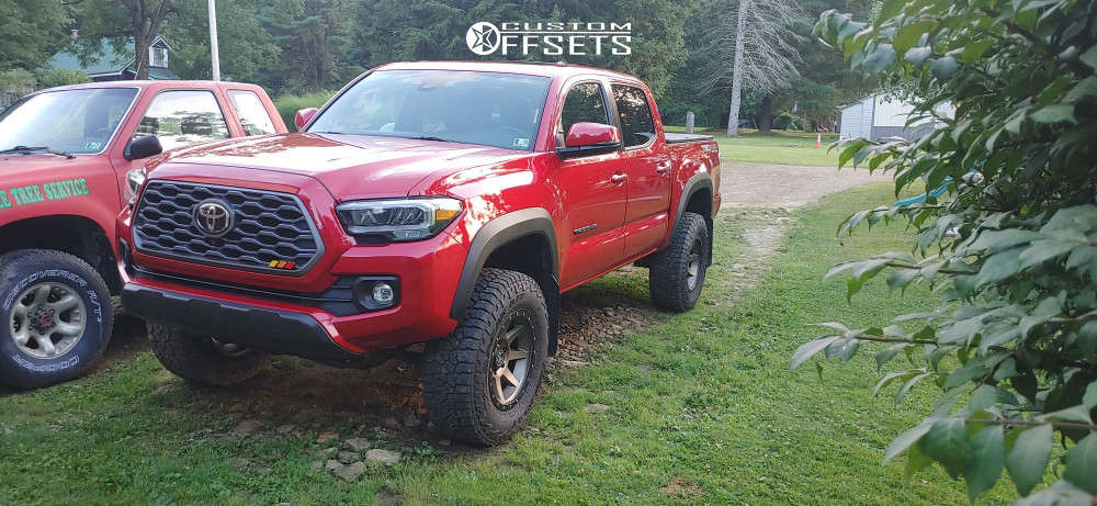 2022 Toyota Tacoma with 17x8.5 0 Icon Alloys Rebound and 275/70R17 ...