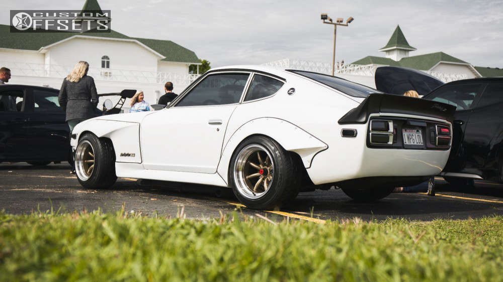 1976 Datsun 280Z with 15x10.5 -35 Atara Racing Pisang and 225/50R15 ...