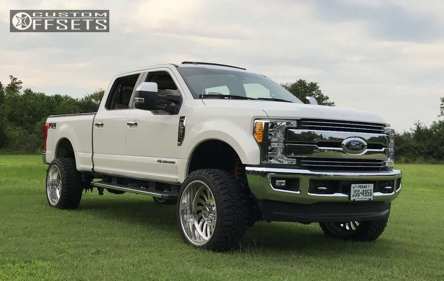 2017 Ford F-250 Super Duty with 24x12 -40 American Force Flex Ss and 35 ...