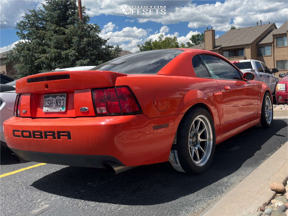 2004 Ford Mustang with 18x9.5 35 Konig Countergram and 295/30R18 Toyo ...