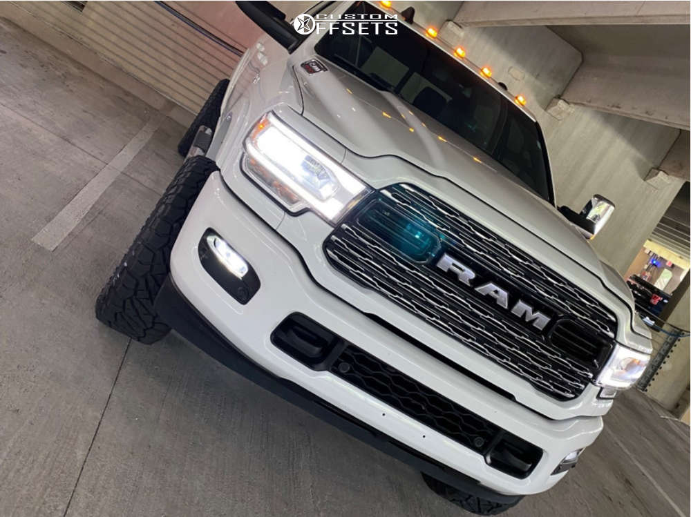 2019 Ram 2500 with 20x9.5 -18 Black Rhino Armory and 35/12.5R20 Nitto ...