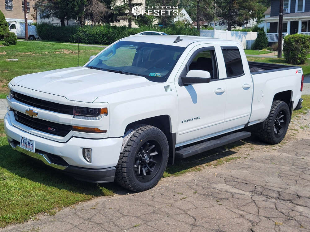 2019 Chevrolet Silverado 1500 with 20x9 0 Vision Bomb and 285/55R20 AMP ...