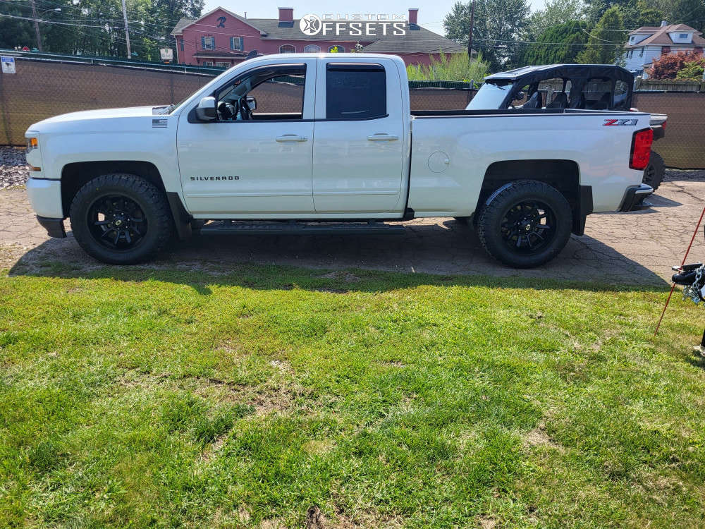 2019 Chevrolet Silverado 1500 with 20x9 0 Vision Bomb and 285/55R20 AMP ...