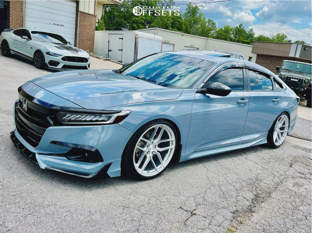 2022 Honda Accord with 20x10 40 Stance SF03 and 255/35R20 Lionhart Lh ...