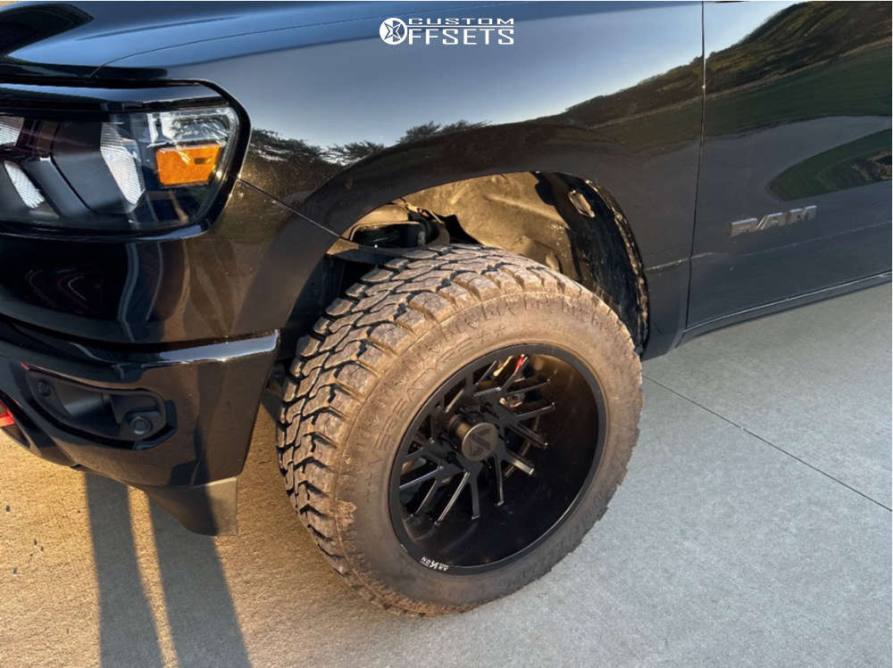 2020 Ram 1500 with 20x12 -51 ARKON OFF-ROAD Mandela and 33/12.5R20 ...