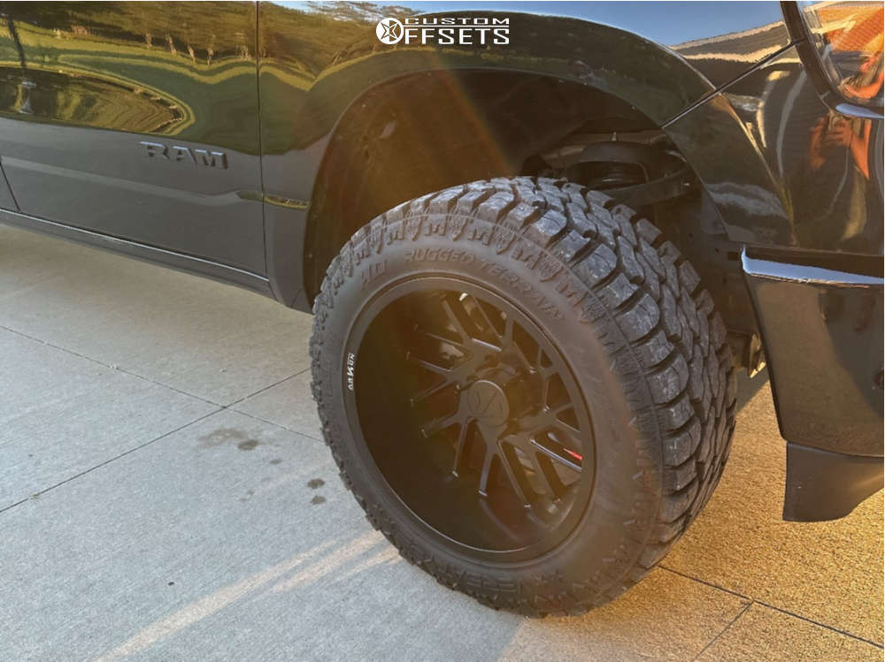 2020 Ram 1500 with 20x12 -51 ARKON OFF-ROAD Mandela and 33/12.5R20 ...