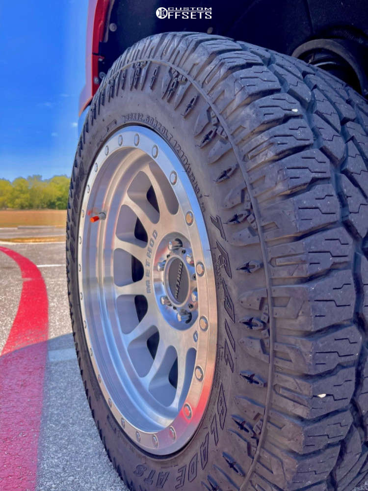 2015 Chevrolet Silverado 1500 with 20x10 -24 Method NV and 33/12.5R20 ...