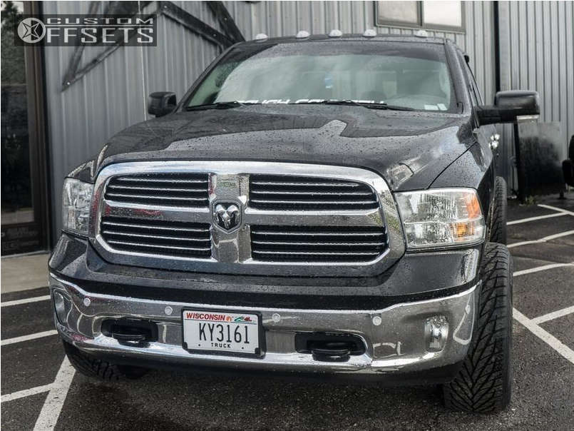 2017 Ram 1500 with 20x12 -44 Red Dirt Road Tornado and 305/50R20 Toyo ...
