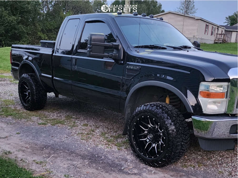 2010 Ford F-250 Super Duty with 20x12 -44 XF Offroad Xf-222 and 33/12 ...