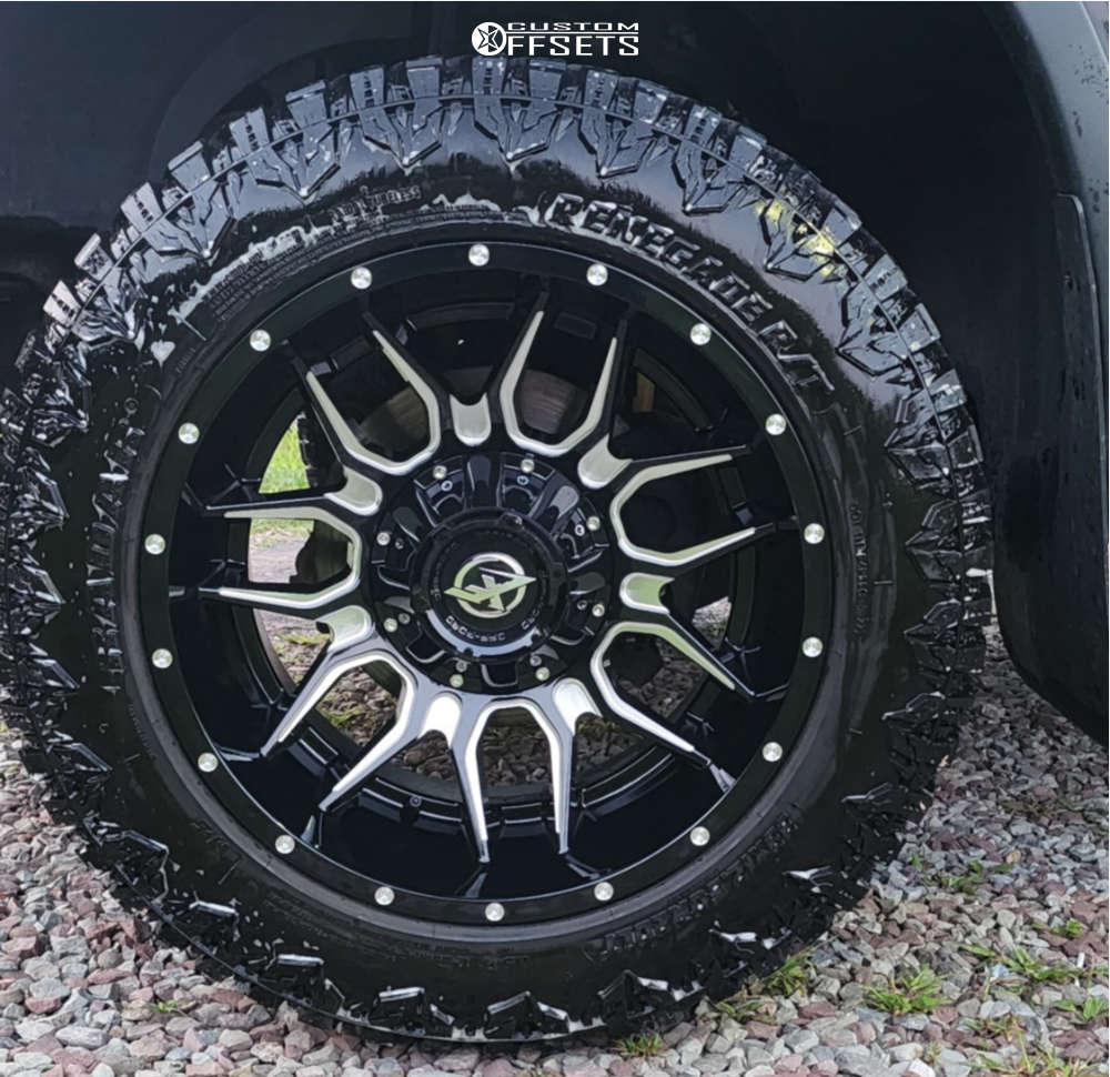 2010 Ford F-250 Super Duty with 20x12 -44 XF Offroad Xf-222 and 33/12 ...