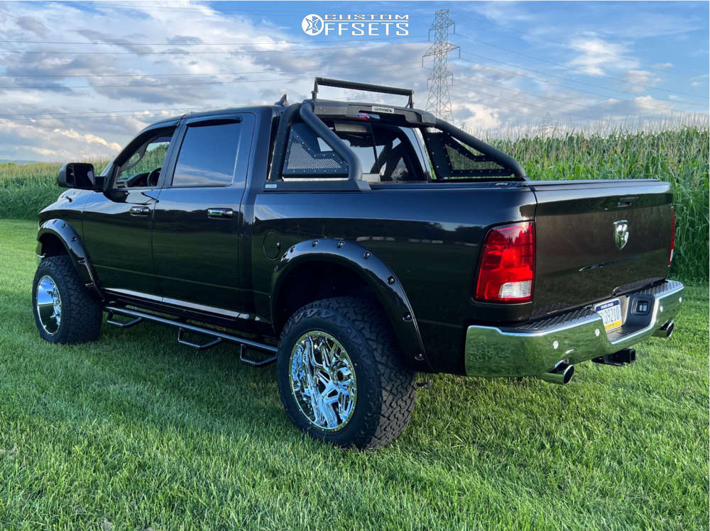 2017 Ram 1500 with 20x12 -51 Vision Spyder and 35/12.5R20 Venom Power ...