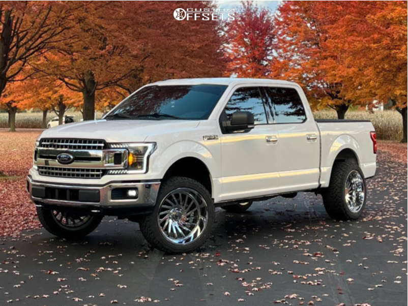 2018 Ford F-150 with 22x12 -51 ARKON OFF-ROAD Caesar and 33/12.5R22 ...