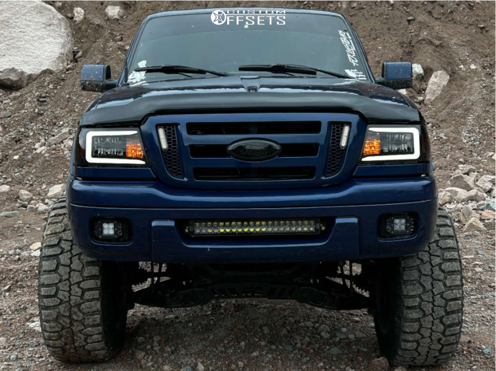 2010 Ford Ranger with 20x12 -44 Fuel Maverick and 35/12.5R20 Hercules ...