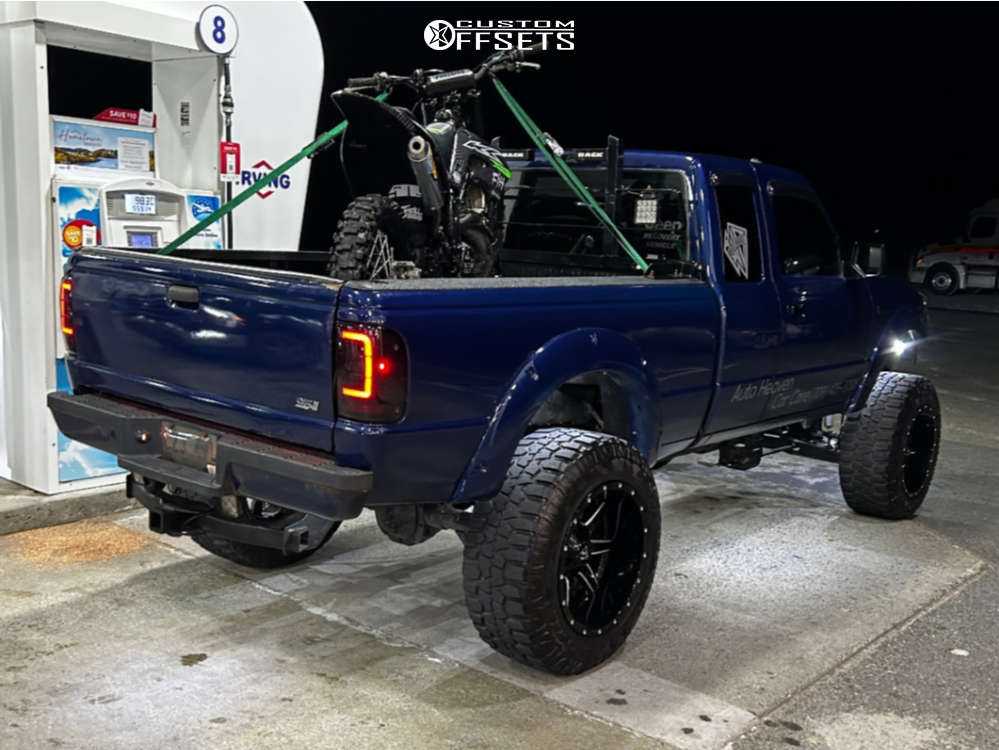 2010 Ford Ranger with 20x12 -44 Fuel Maverick and 35/12.5R20 Hercules ...