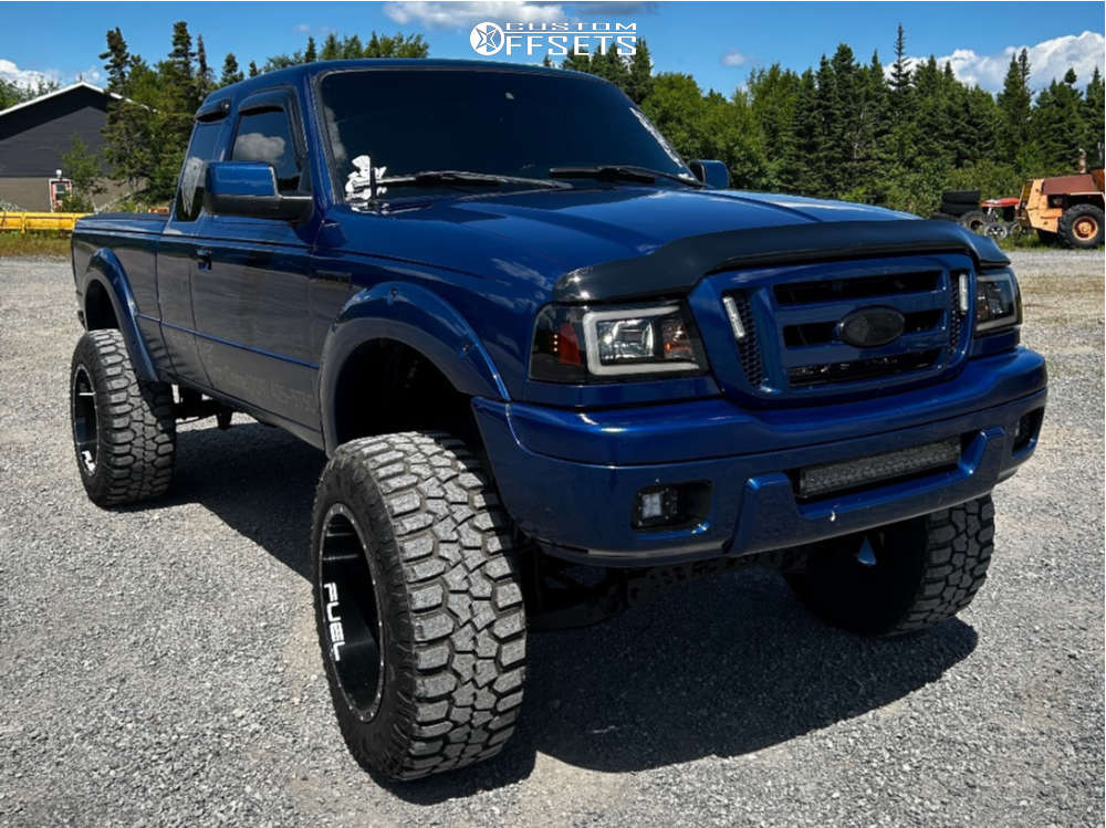 2010 Ford Ranger with 20x12 -44 Fuel Maverick and 35/12.5R20 Hercules ...