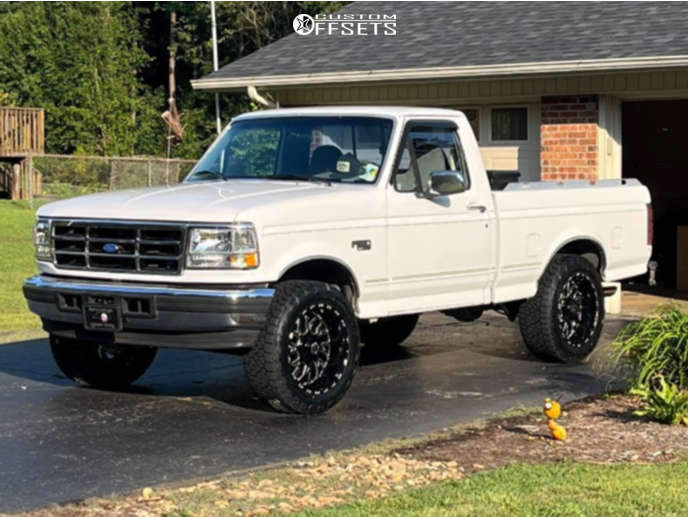1996 Ford F-150 with 20x10 -25 TIS 544bm and 275/55R20 Nitto Recon ...