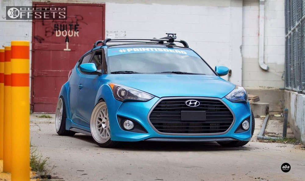 2016 Hyundai Veloster Wheel Offset Poke Coilovers | 274922 | Custom Offsets