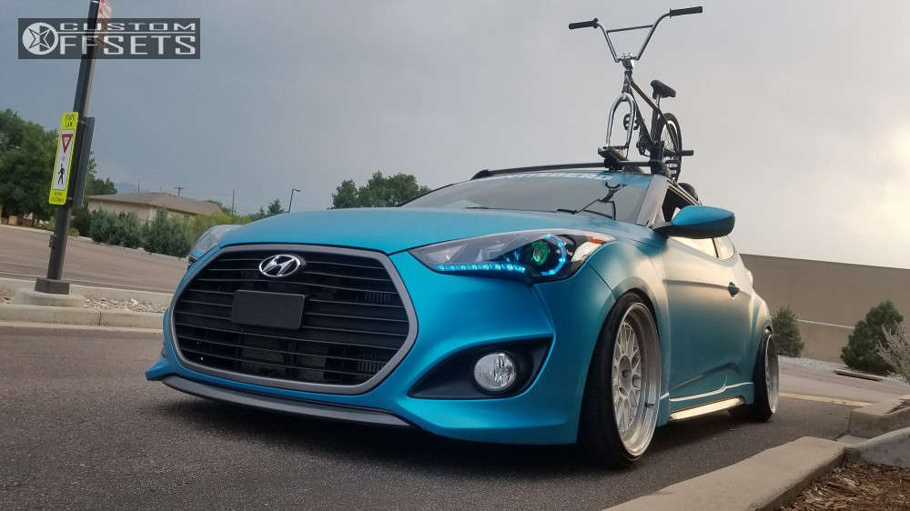 2016 Hyundai Veloster Wheel Offset Poke Coilovers | 274922 | Custom Offsets
