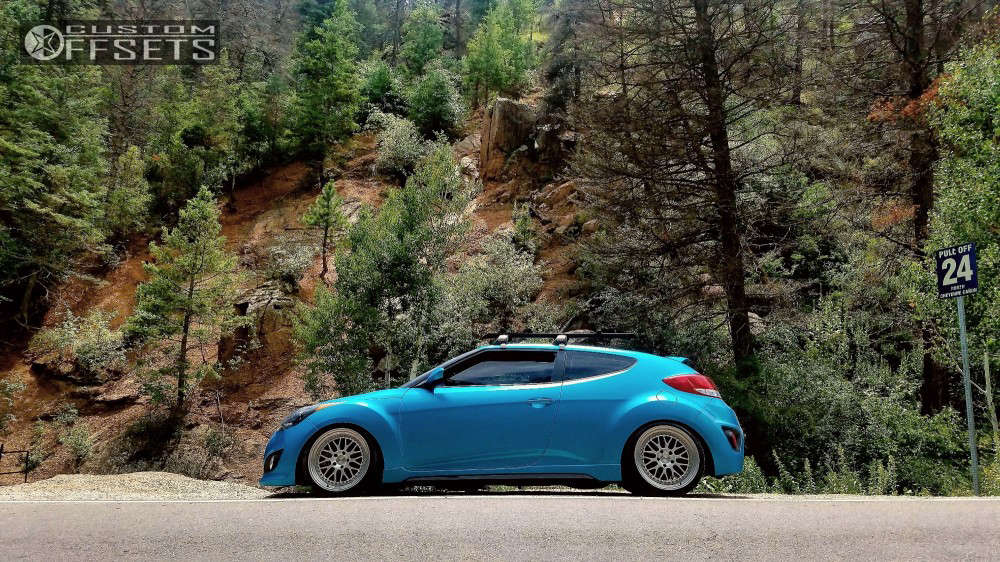 2016 Hyundai Veloster Wheel Offset Poke Coilovers | 274922 | Custom Offsets