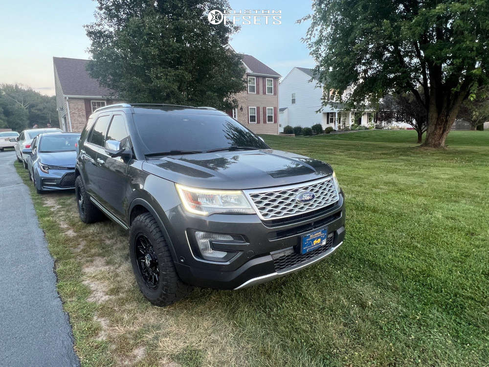 2017 Ford Explorer with 18x9 18 Anthem Off-Road Liberty and 33/12.5R18 ...