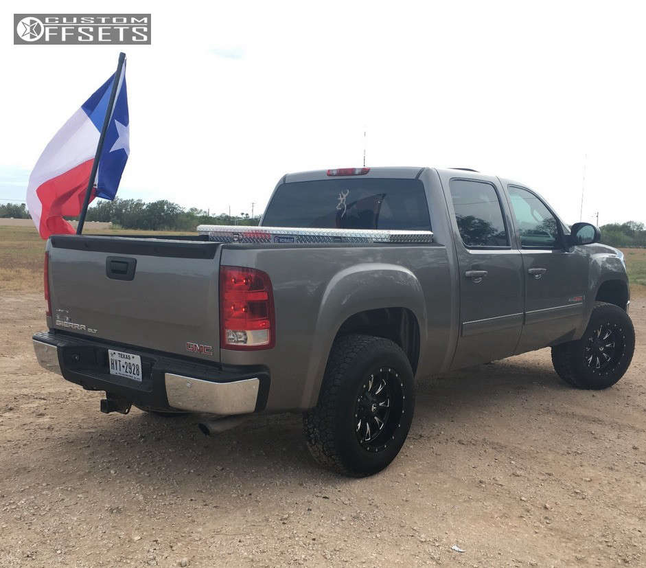 2009 GMC Sierra 1500 with 18x10 -12 Fuel Throttle and 285/65R18 ...