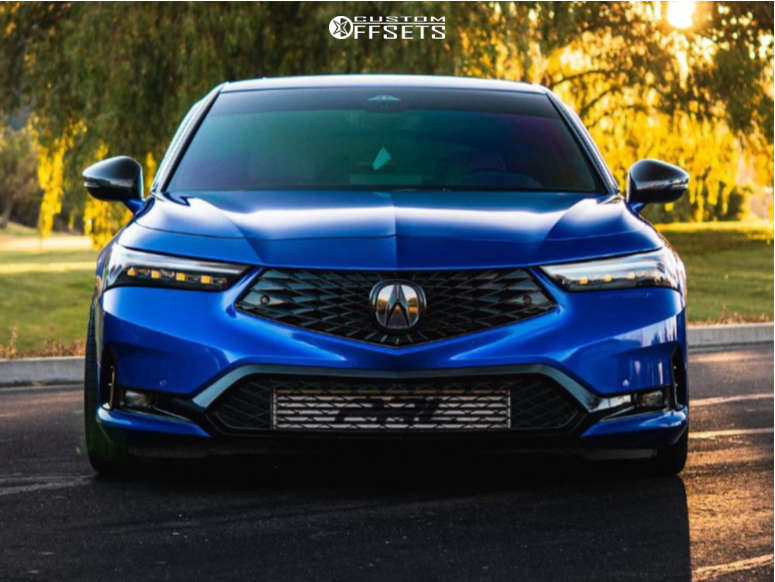 2023 Acura Integra with 18x9.5 38 Volk Te37 Saga S-plus and 265/35R18 ...