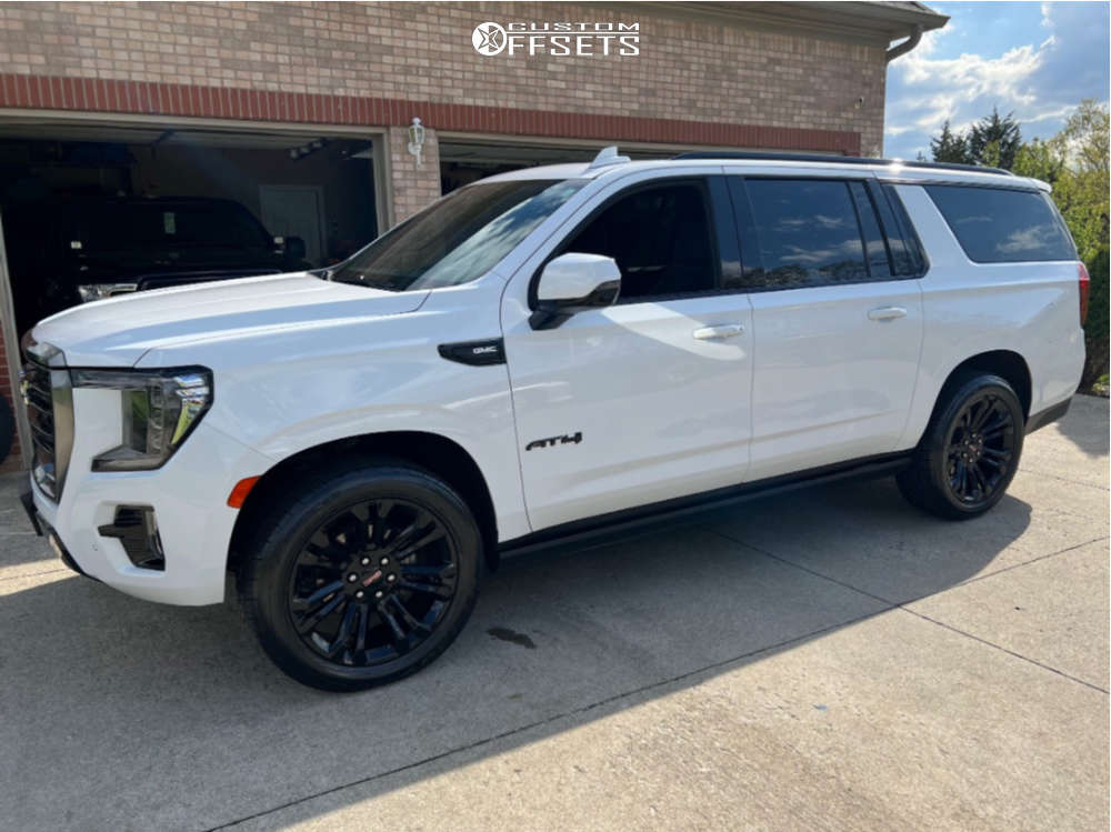 2021 GMC Yukon XL with 22x9 24 4Play OE Wheels Cv43 and 275/50R22 Nitto ...