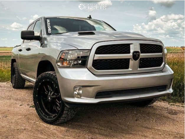 2019 Ram 1500 Classic with 22x10 -18 Armed Offroad Infantry and 33/12 ...