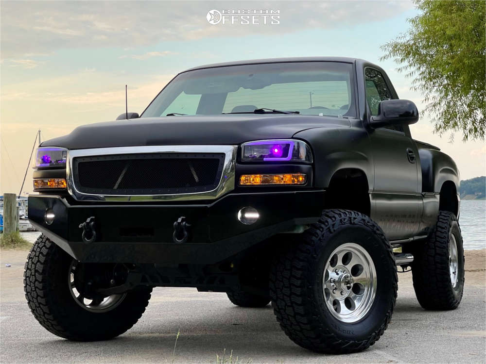 2003 GMC Sierra 1500 with 17x9 -12 Mickey Thompson Classic Iii and 35/ ...