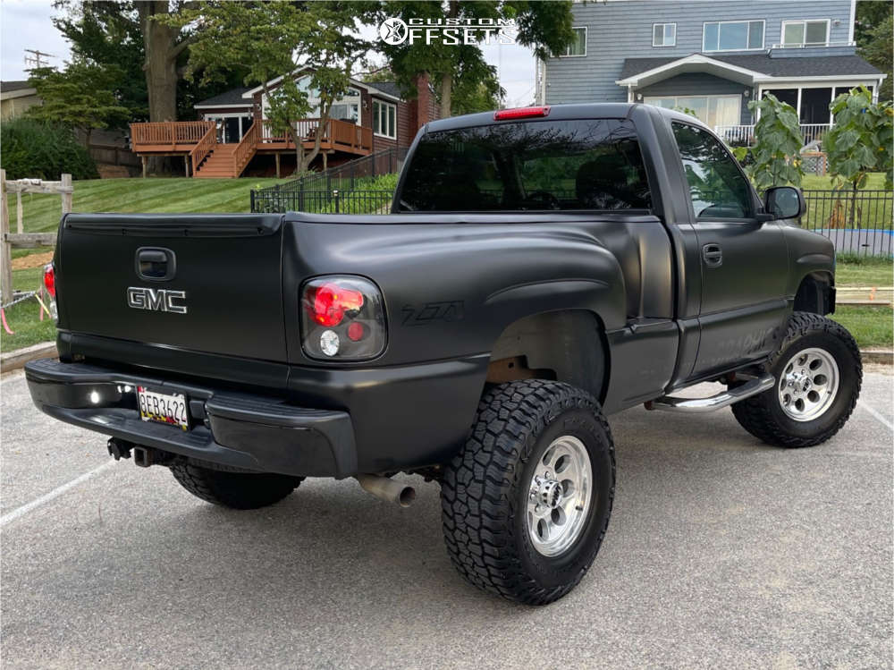2003 GMC Sierra 1500 with 17x9 -12 Mickey Thompson Classic Iii and 35/ ...