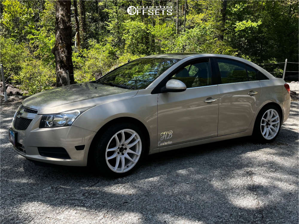 2011 Chevrolet Cruze with 18x8.5 30 Vors Tr4 and 245/40R18 BFGoodrich ...